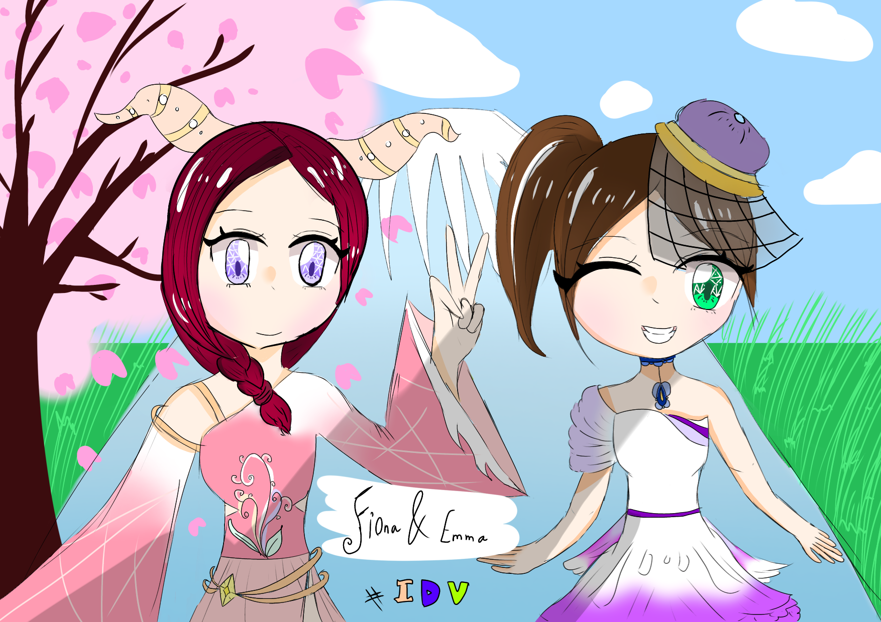 Fiona & Emma - ibisPaint