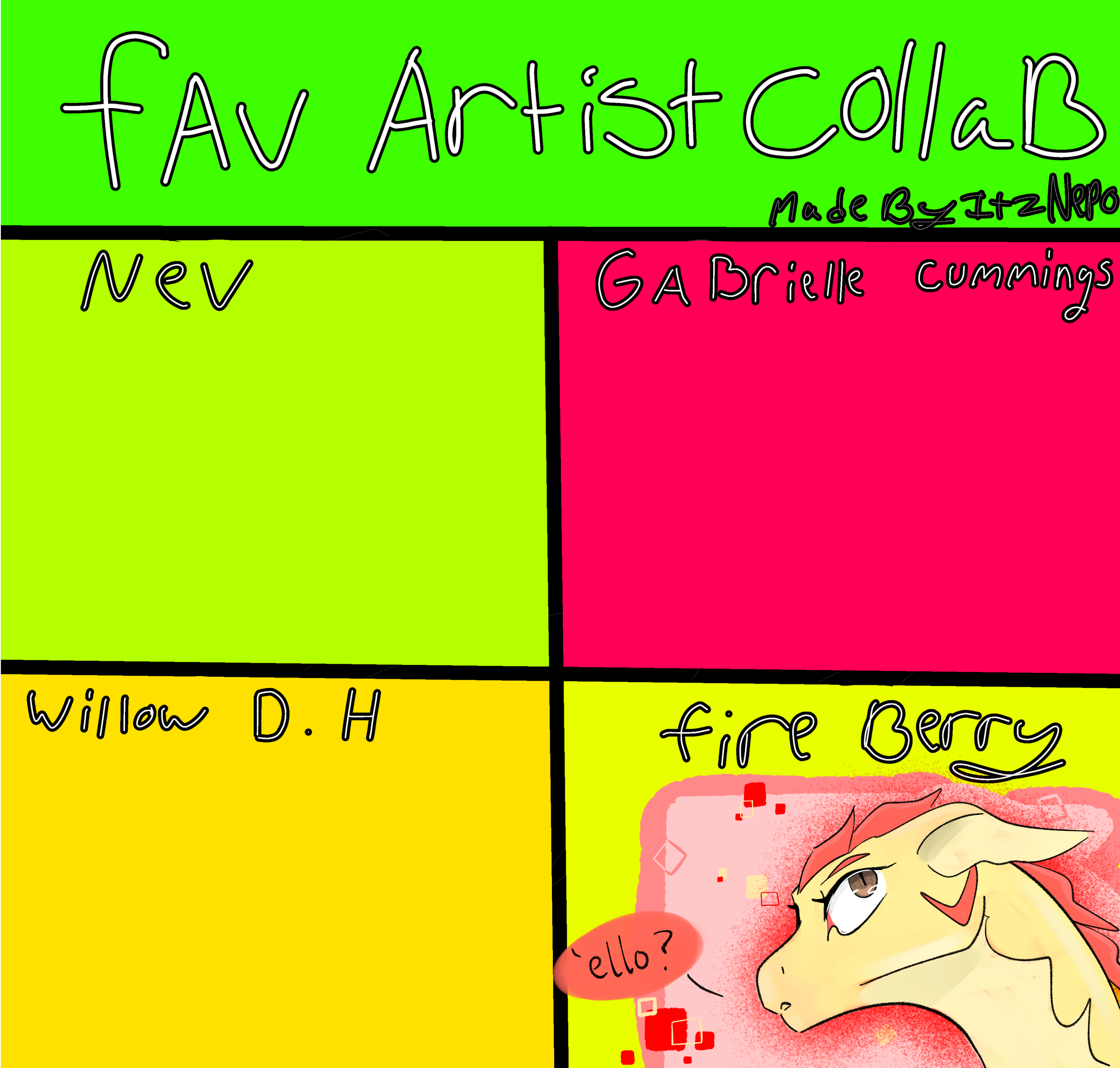 Fav artists for itz_Nepo! - ibisPaint