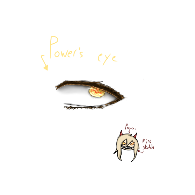 Power’s eye (ChainsawMan) - ibisPaint