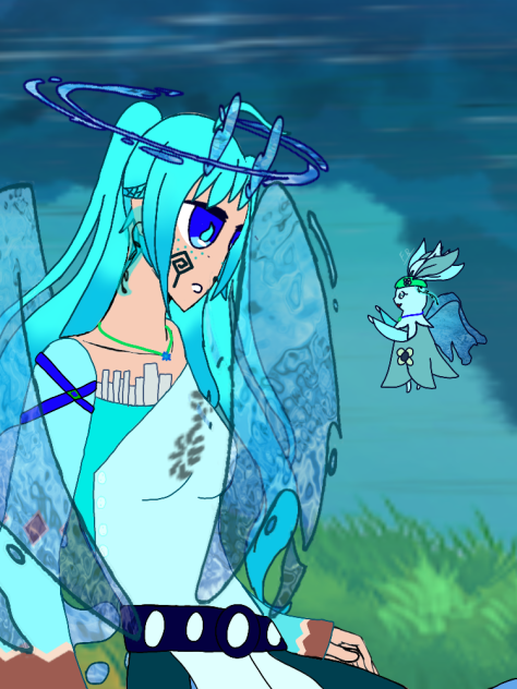 Water faerie and pixie - ibisPaint