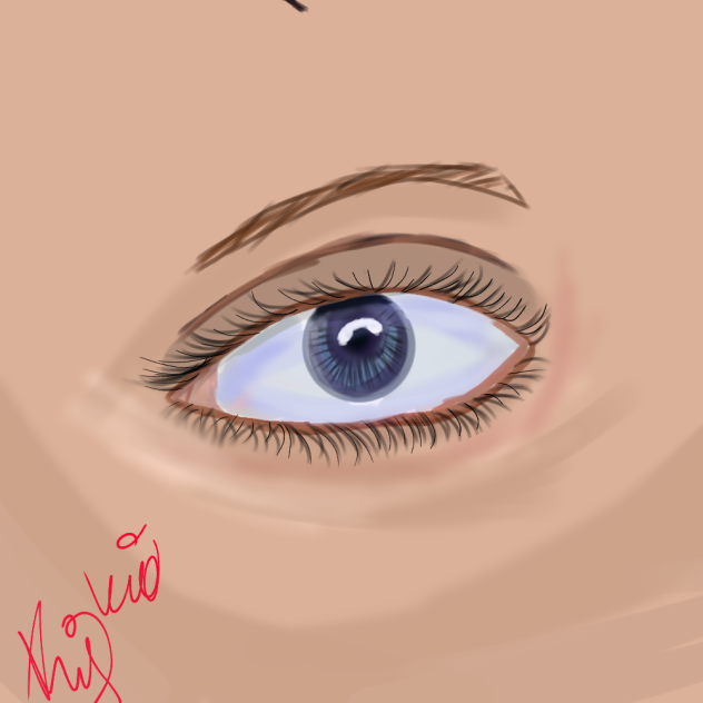 realistic eye drawing! - ibisPaint