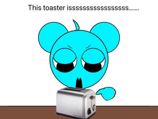 “THE BROKEN TOASTER” - ibisPaint