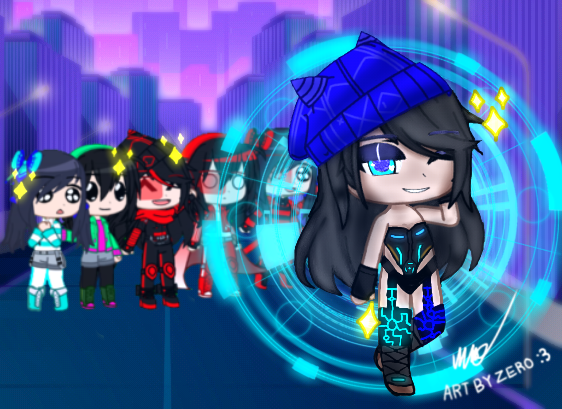 She shows off her Pretty to her friends - ibisPaint