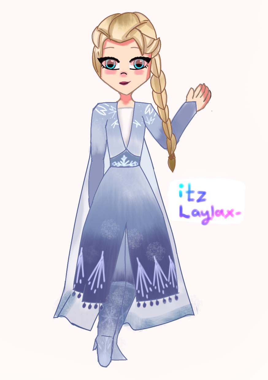 elsa queen of ice - ibisPaint