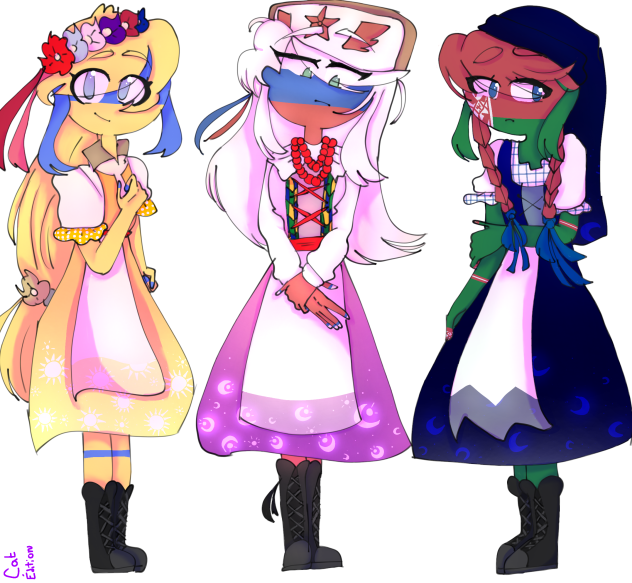 Russia, Ukraine and Belarus (fem) - ibisPaint