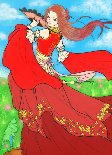 The Last Dance of the Fire Princess - ibisPaint