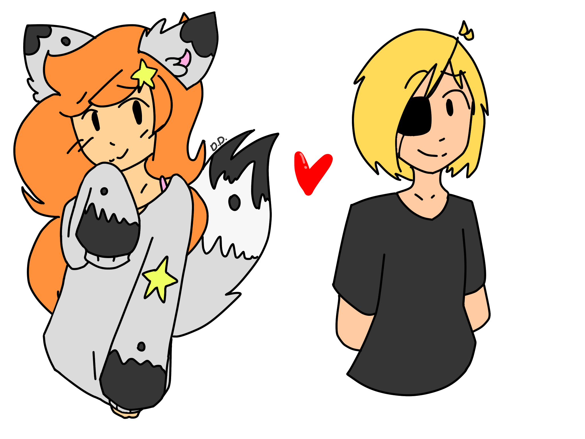 Foxla and Night - ibisPaint