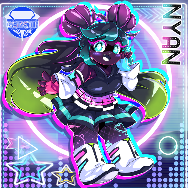 NYAN-NEON PERSONIFIED - ibisPaint