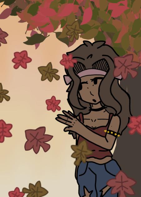 fall with raya - ibisPaint