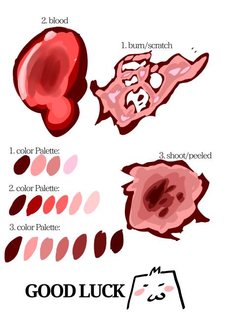 SCARS COLOURS PALETTE - ibisPaint