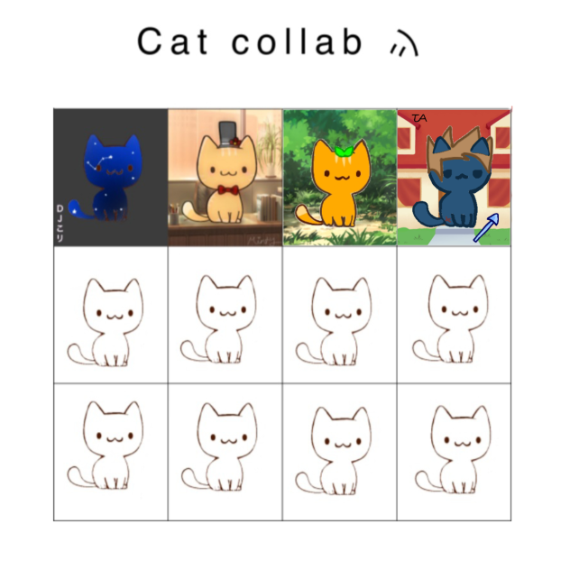 cat collab - ibisPaint
