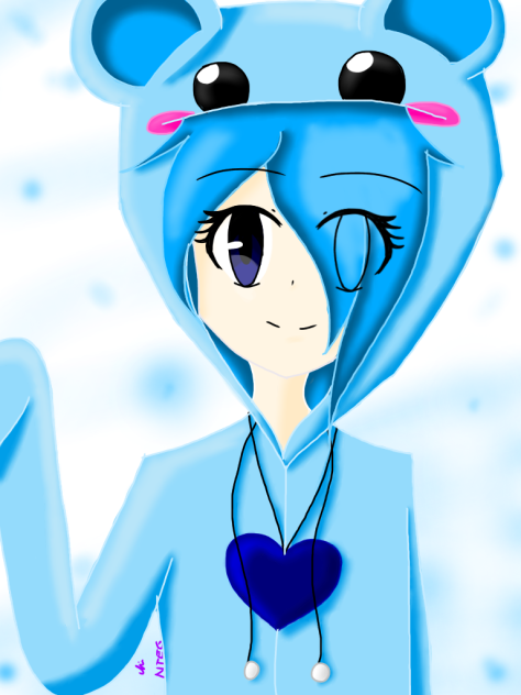 Beary the polar bear - ibisPaint