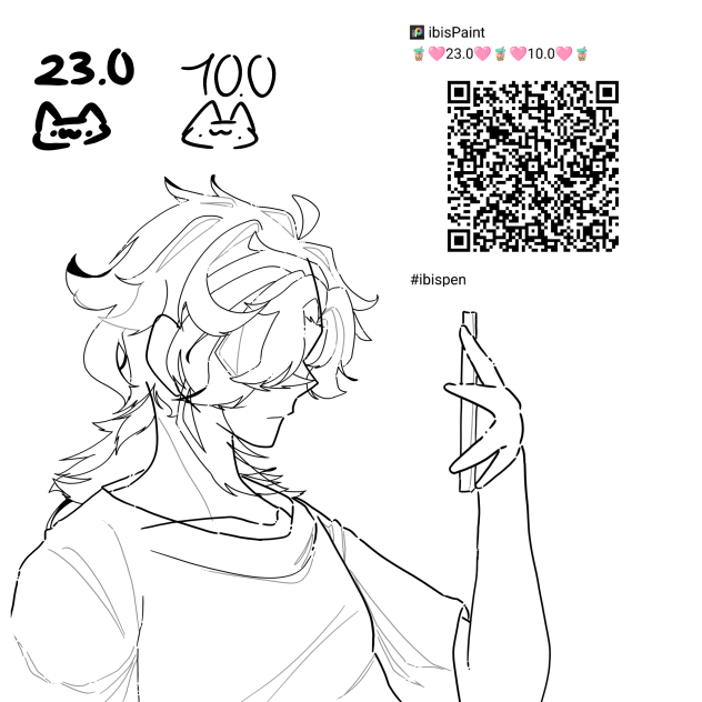 Lineart Brush code - ibisPaint