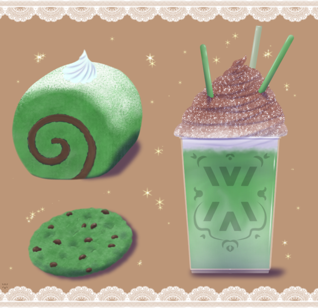 Matcha Desserts - ibisPaint