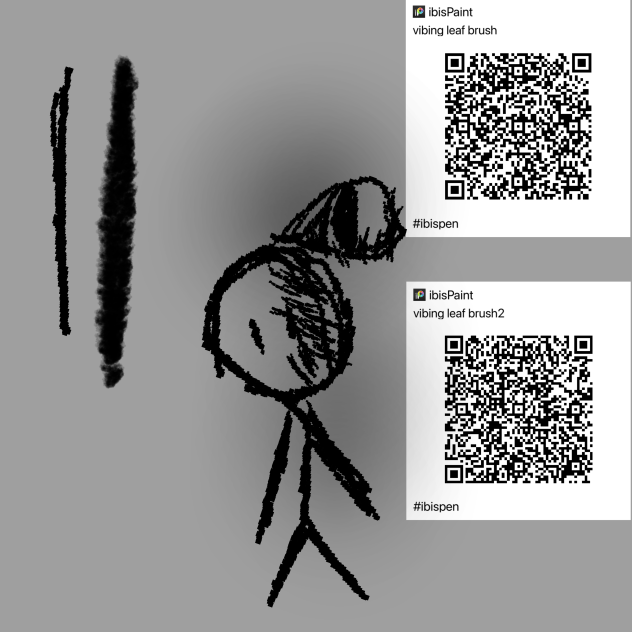 Vibing leaf brush packs (art update) - ibisPaint