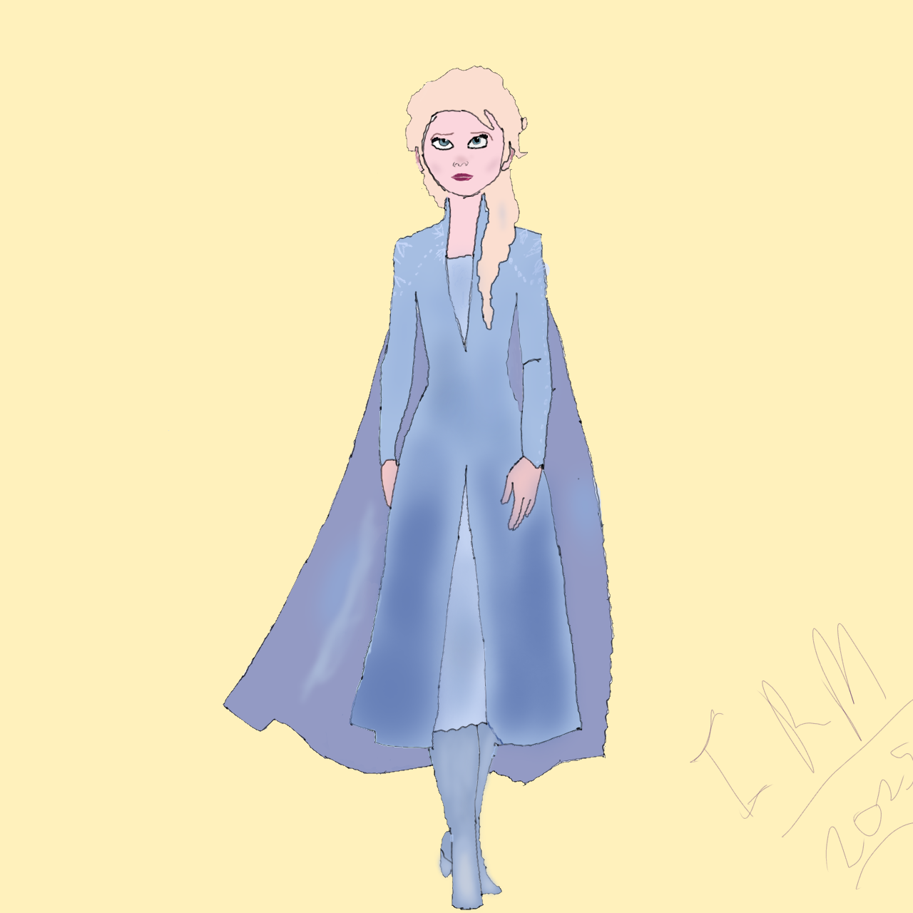 Elsa frozen ll-Disney - ibisPaint