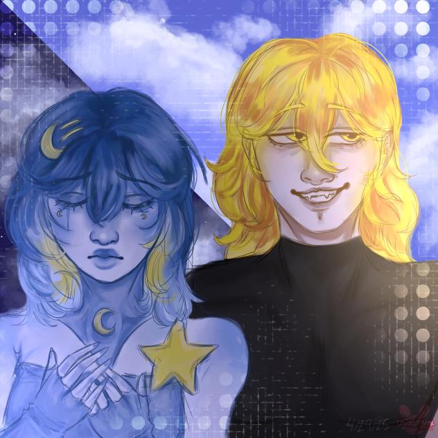 i tried drawinga proper bg for once what - ibisPaint