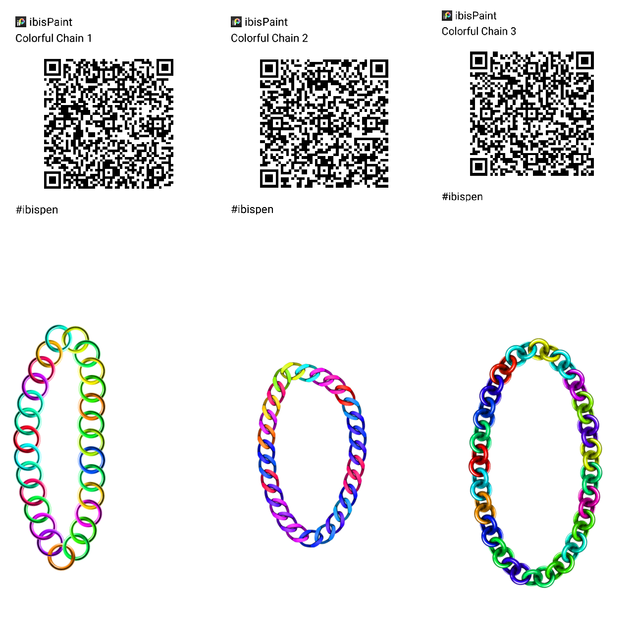 Colorful Chain - ibisPaint