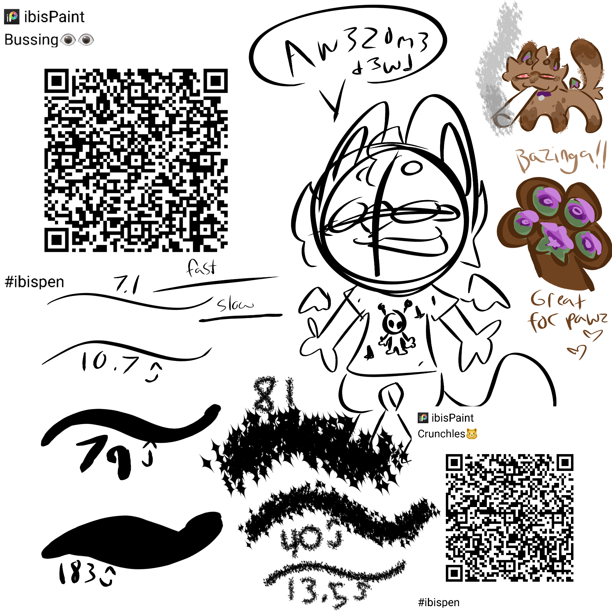 Radical brushed zude 🏃‍♀️🔥 - ibisPaint