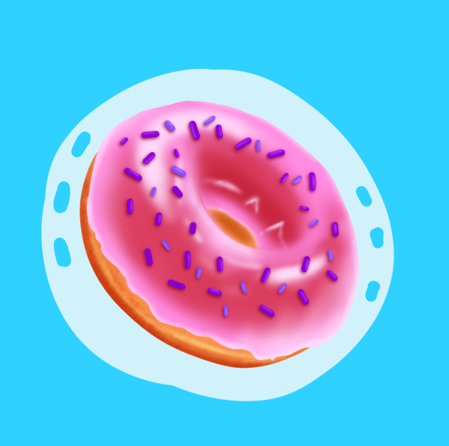 Doughnut practice - ibisPaint
