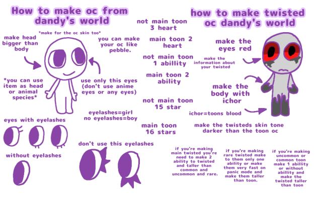 how to make dandy's world oc - ibisPaint