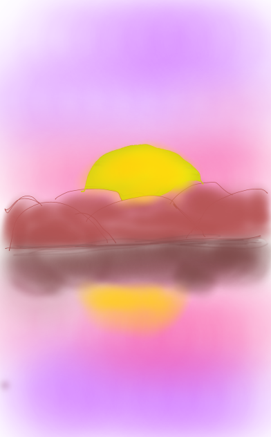 Scenery (sunset) - ibisPaint