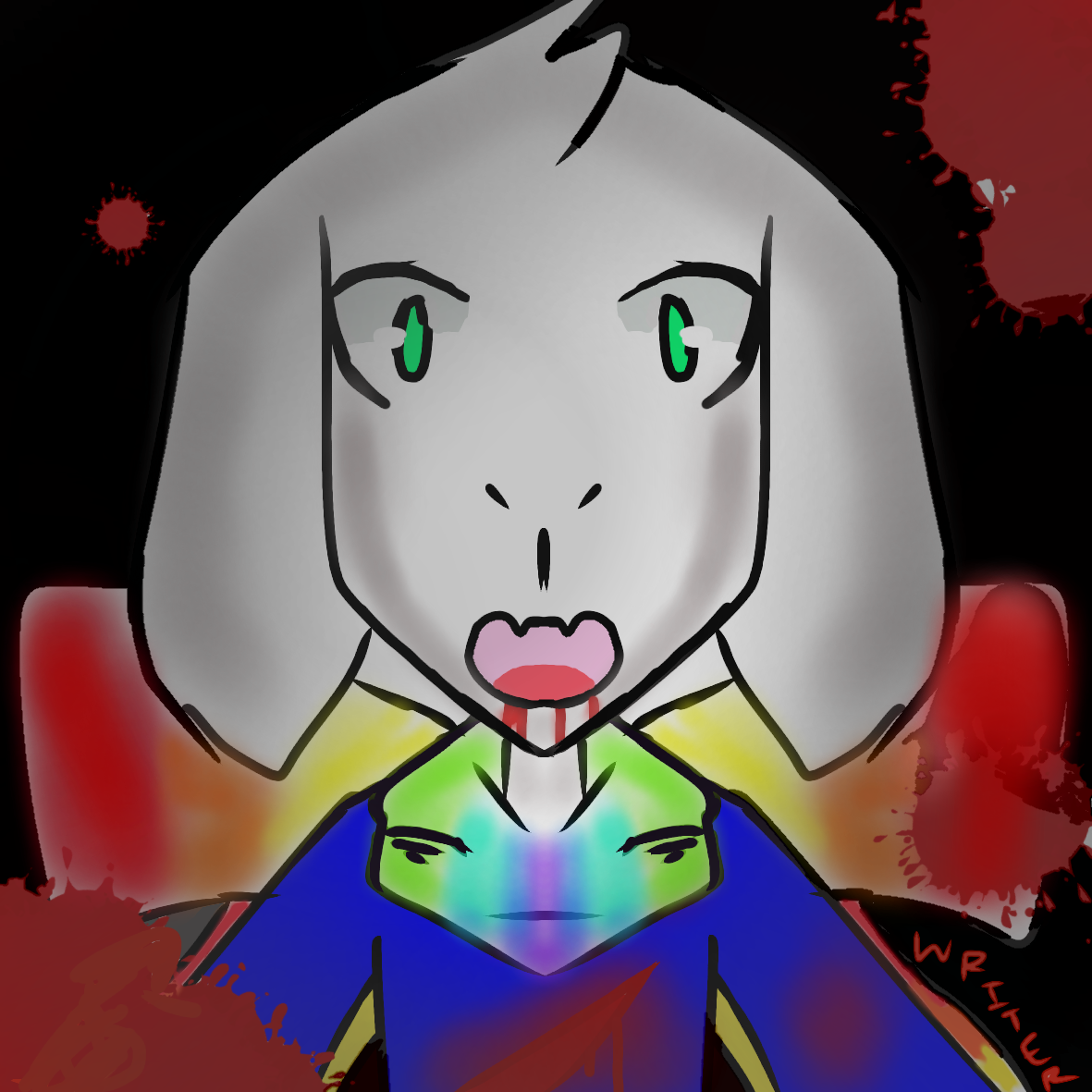 Speed paint-Asriel story shift - ibisPaint