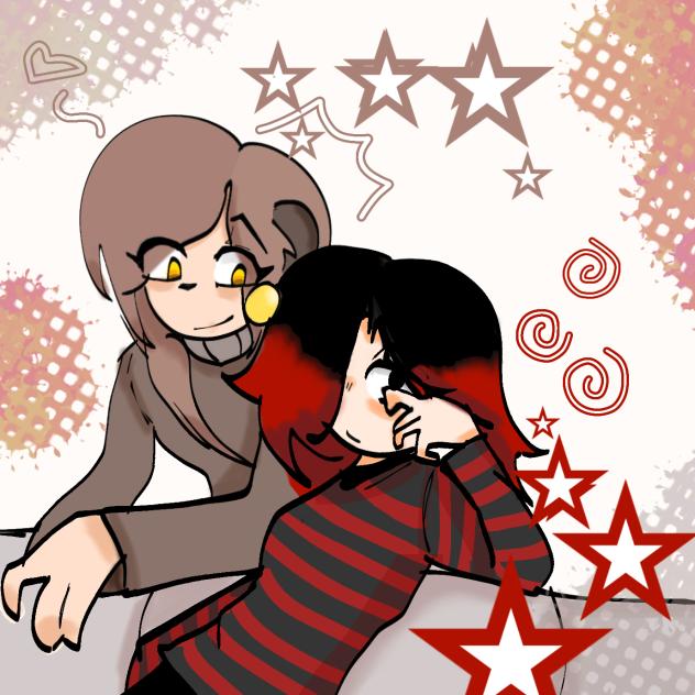 Kat y Nutty - ibisPaint