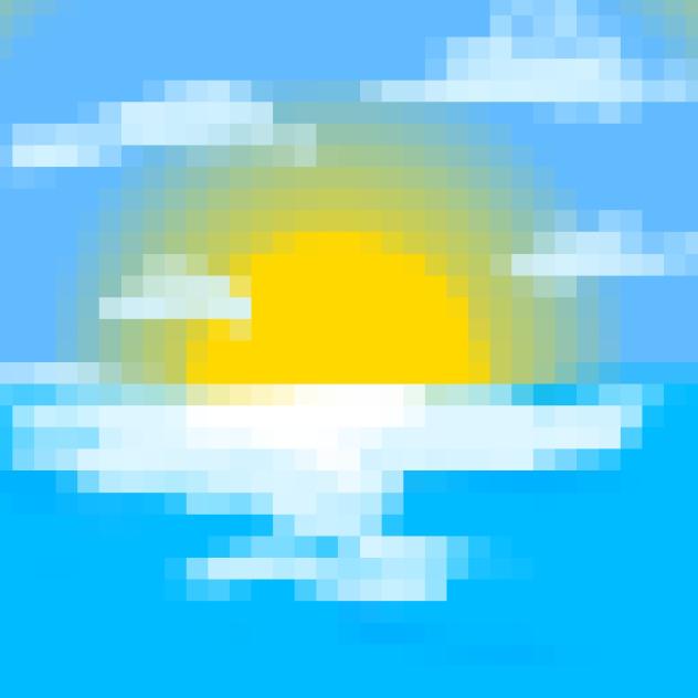 Smol pixel sunset 🙃 - ibisPaint