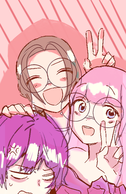 cirein, neko cahn and omo - ibisPaint