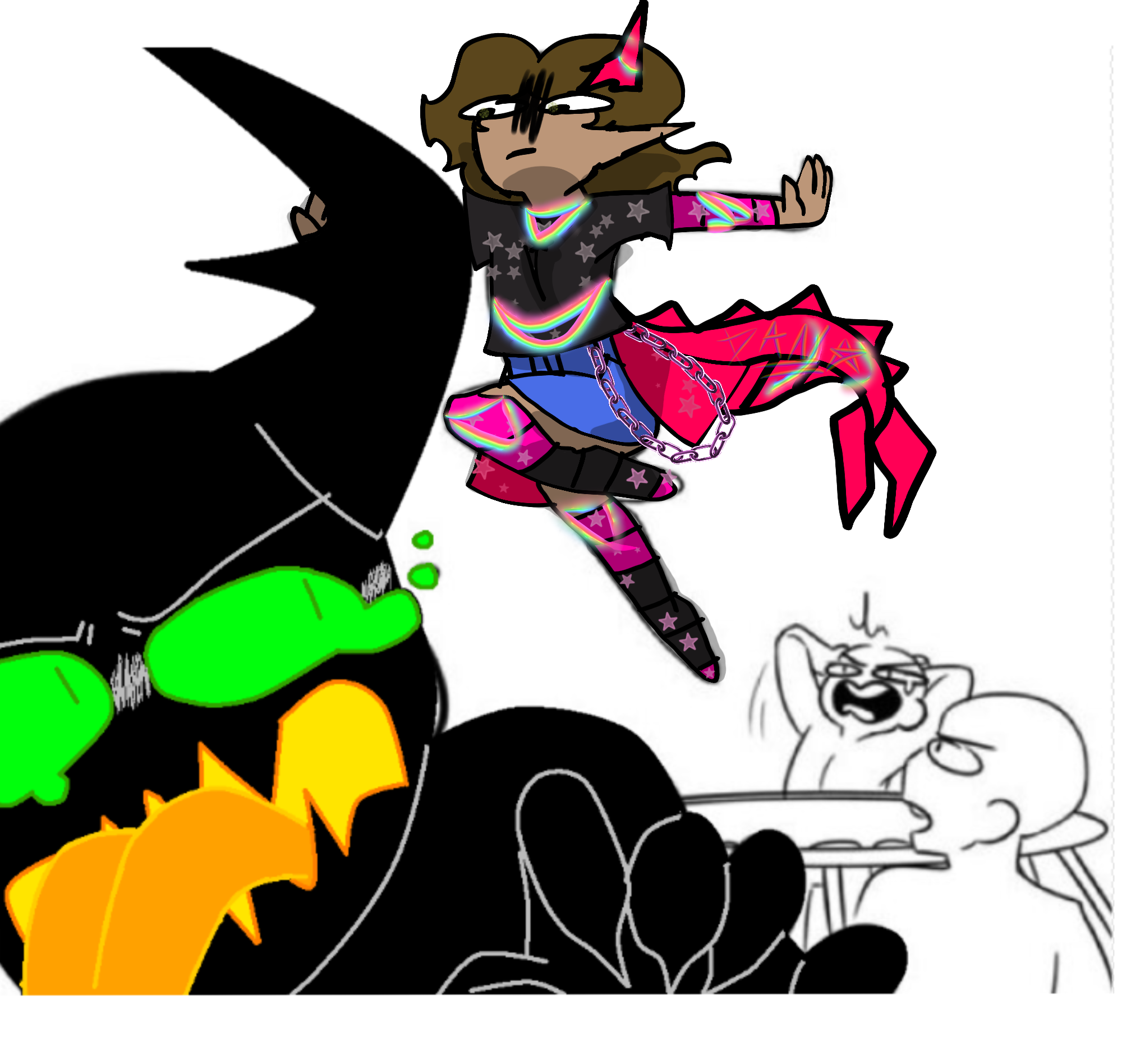 Fake collab with 3-8A - ibisPaint