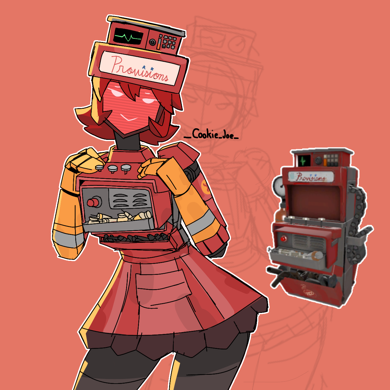 Dispenser Lady 🐞 - ibisPaint