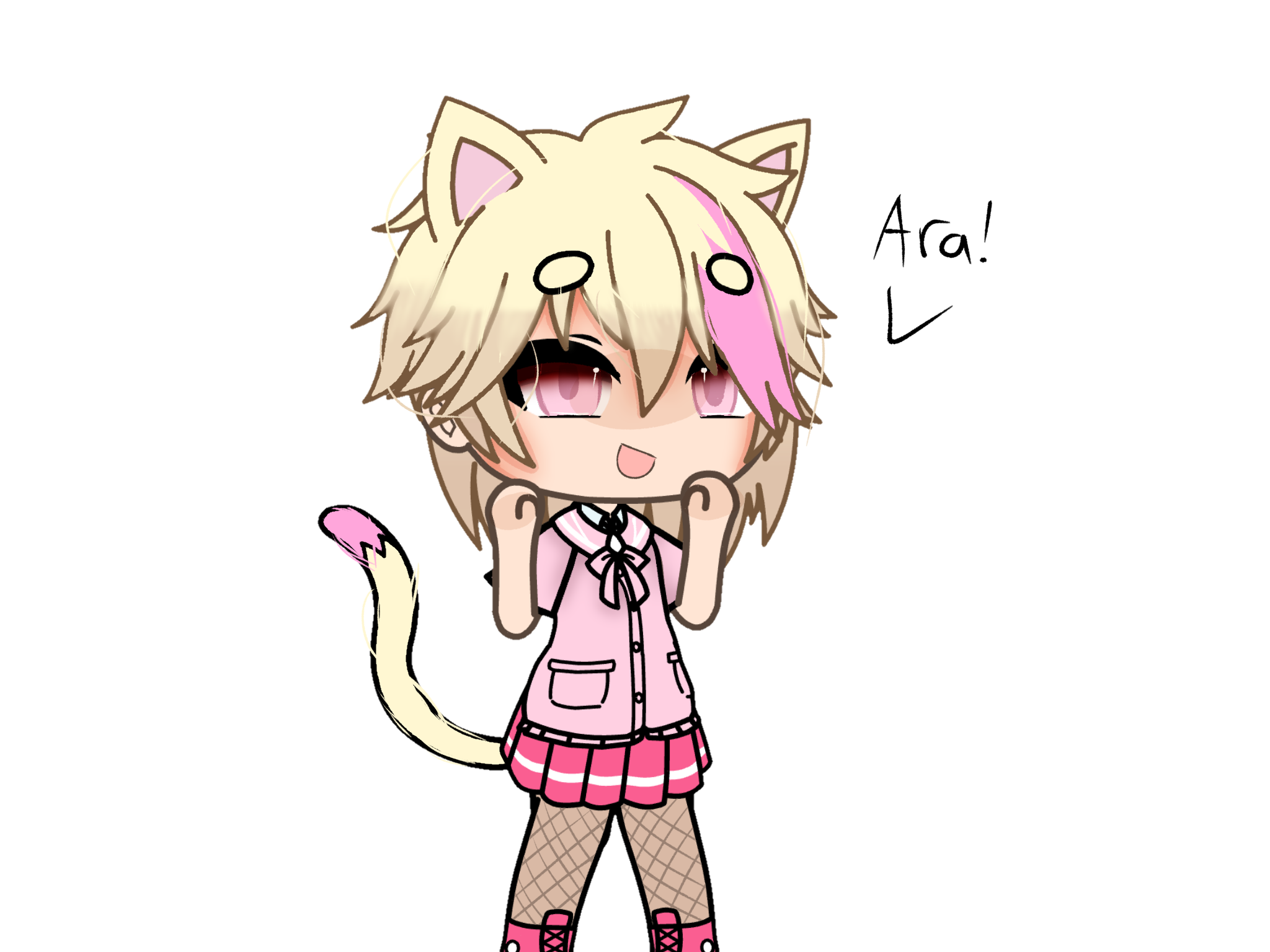 UwU cat glowup does Ara - ibisPaint