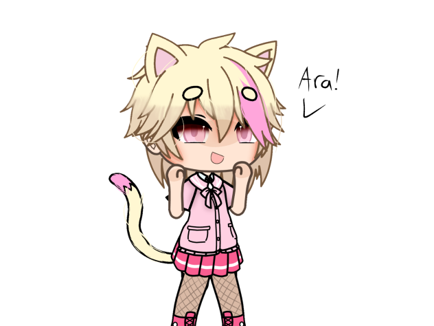 UwU cat glowup does Ara - ibisPaint