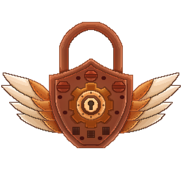 padlock (pixel) - ibisPaint