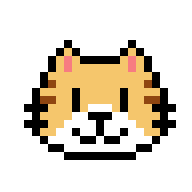 animasi pixel kucing lucu - ibisPaint