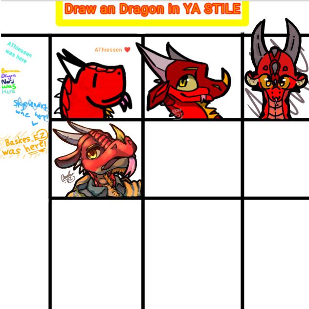 Draw dragon collab - ibisPaint