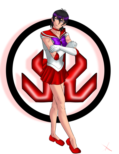 Sailor Paladin Red - ibisPaint
