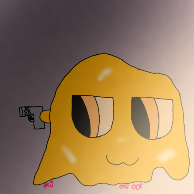 SCP-999 With A Gun - ibisPaint