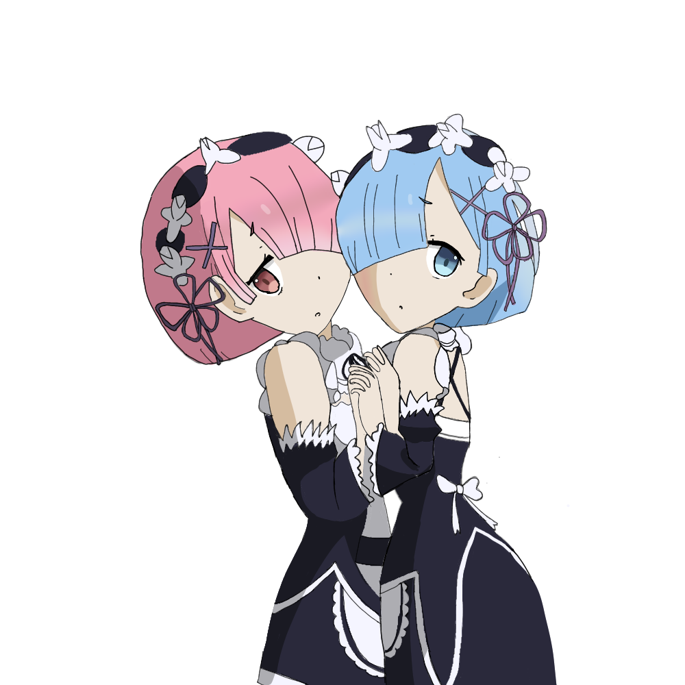 Rem and Ram - ibisPaint