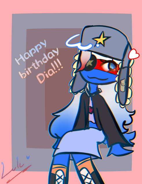 HAPPY BIRTHDAY DIA!!!! - ibisPaint