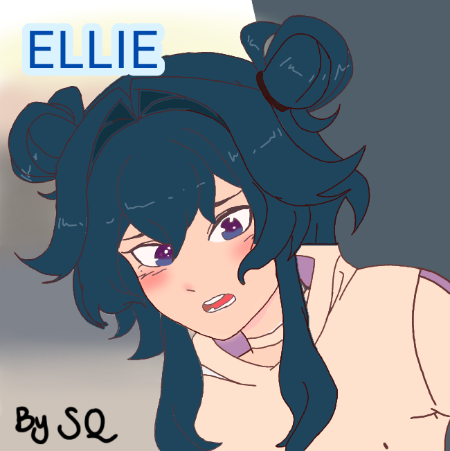 Ellie from Ellie the hacker MSA - ibisPaint