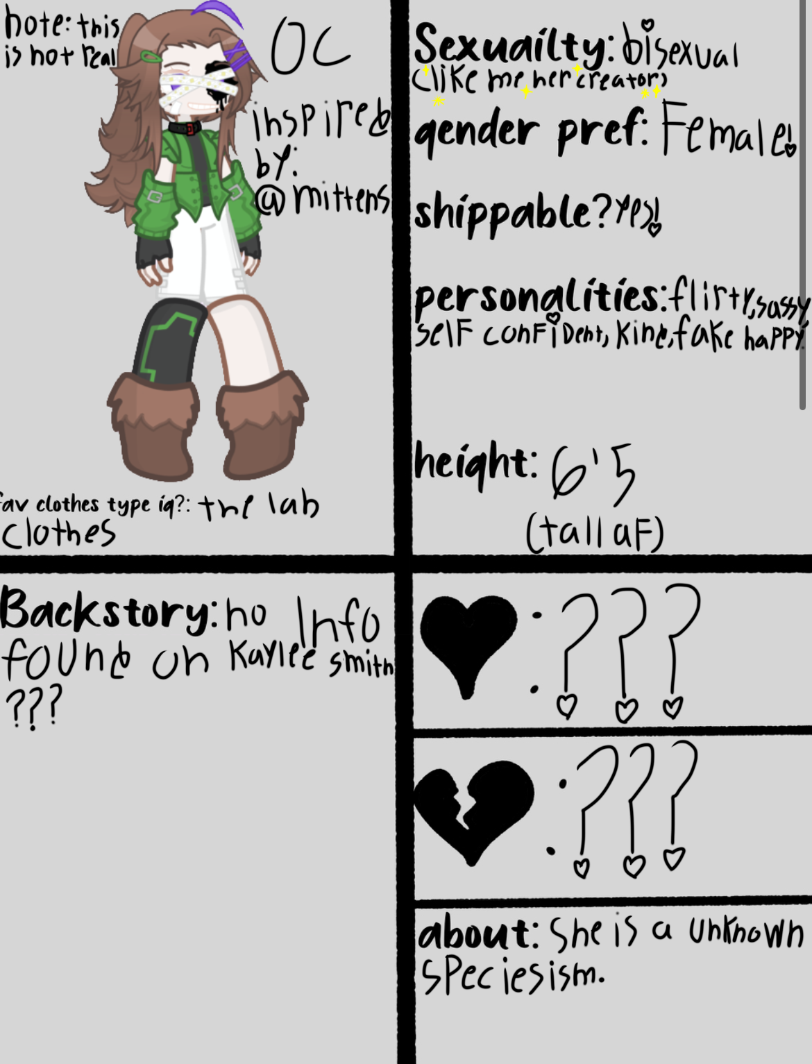 Fake oc character for experimental FAKE! - ibisPaint