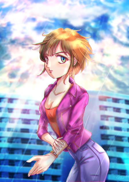 sun shower - ibisPaint