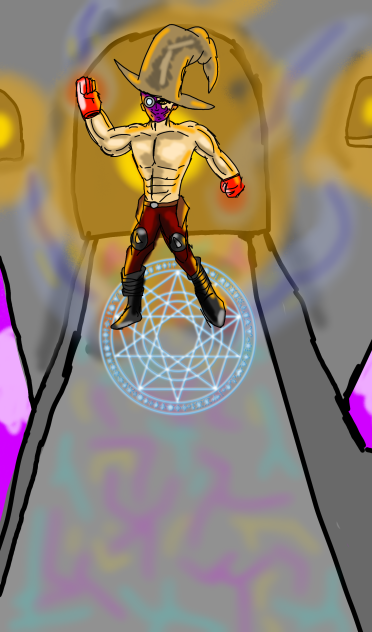 burning tower - ibisPaint