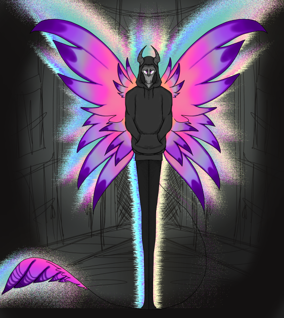 Demon Fairy (Re-Draw) - ibisPaint