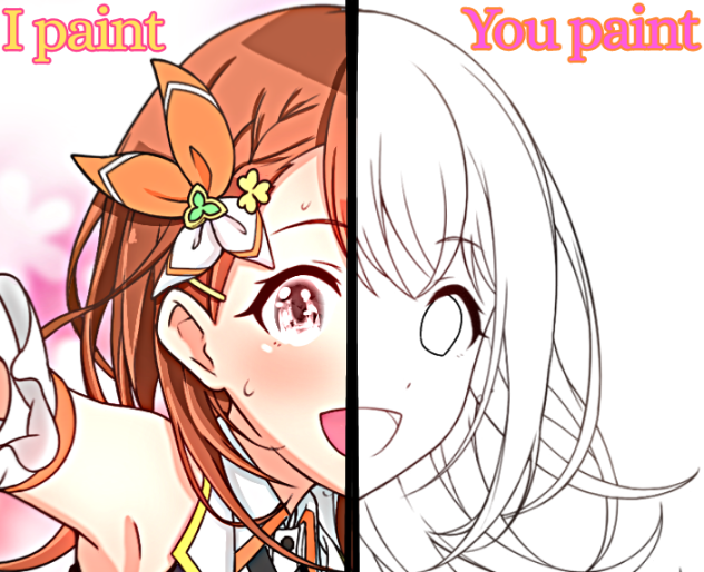 manori hanasato colab - ibisPaint