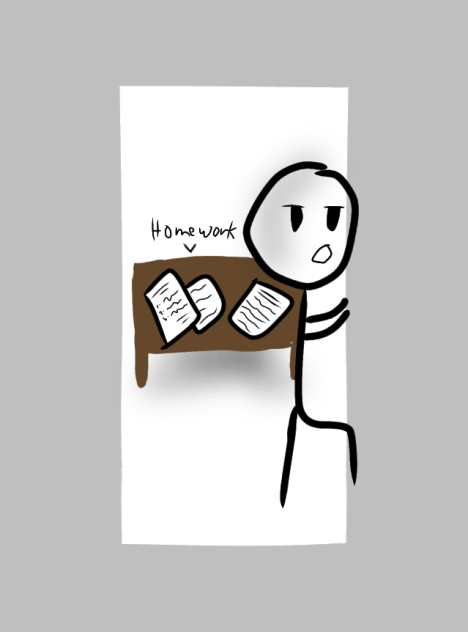 Trying to escape homework - ibisPaint