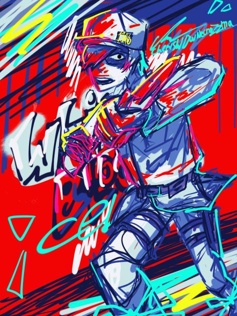 trying eyestrain art - ibisPaint