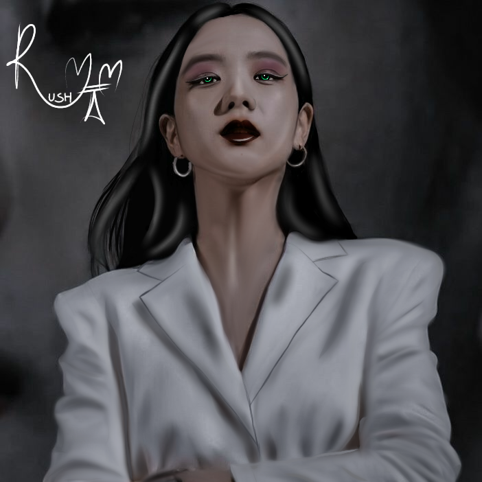 JISOO illustration Fan art - ibisPaint